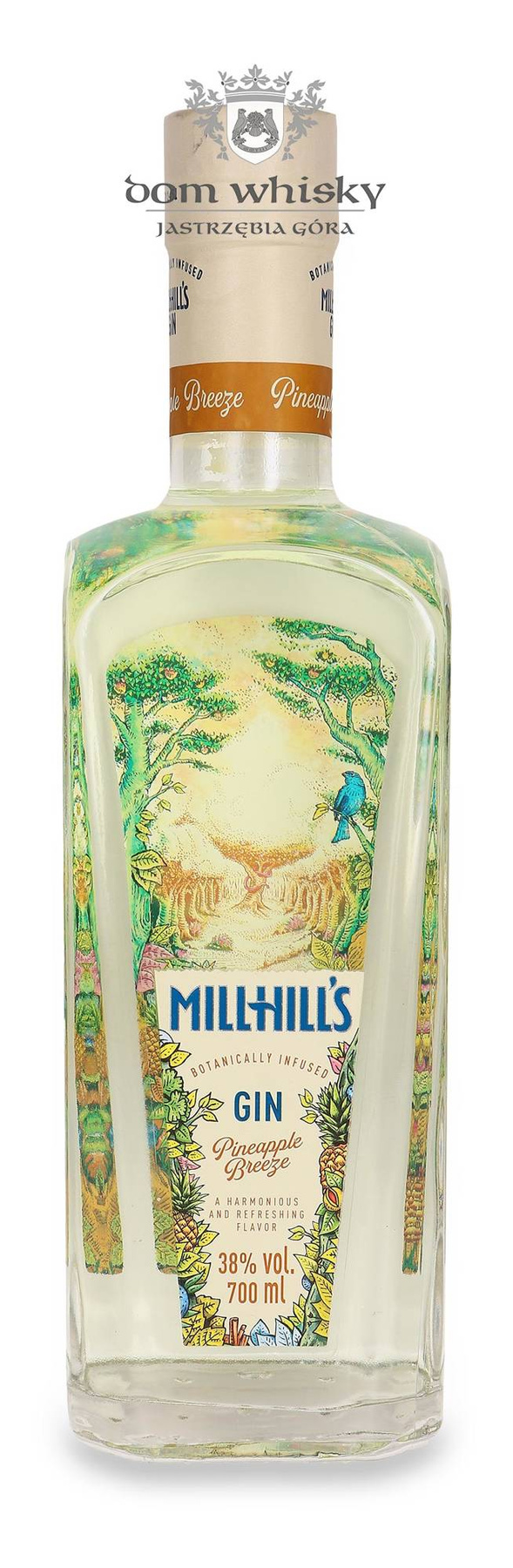 Millhill's Pineapple Breeze Gin 38% 0.7l - Gin Shop Online