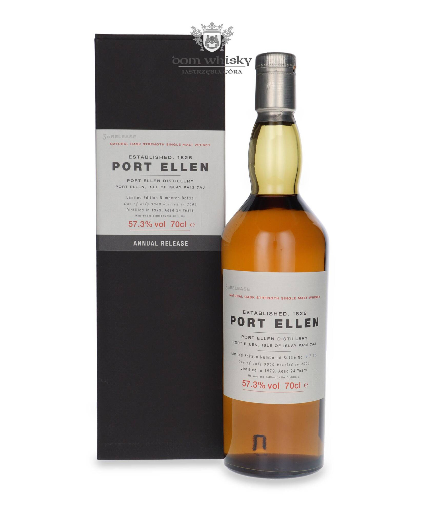 Port Ellen 24 yo 1979/2003 3rd Release Islay Whisky 57.3%