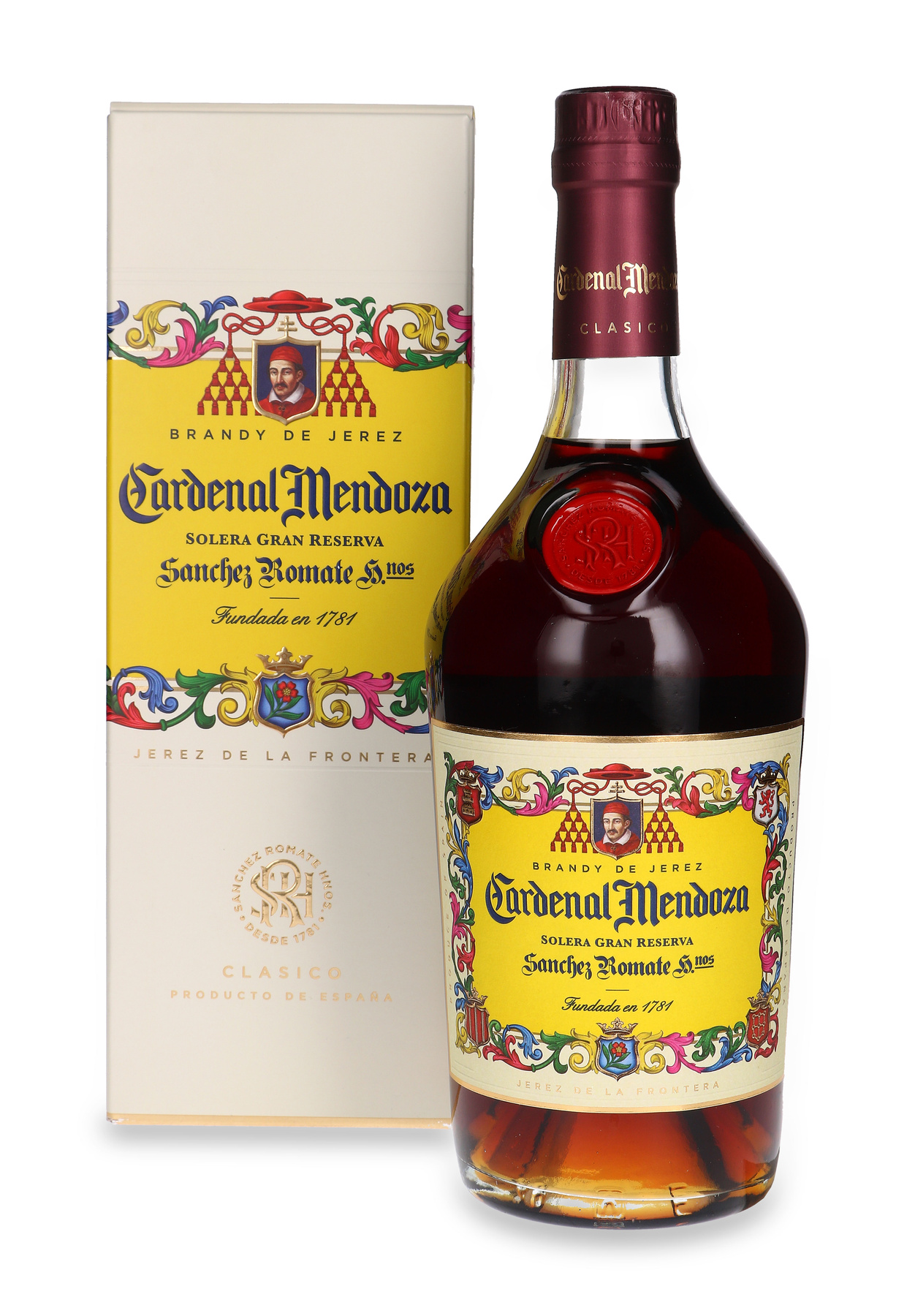 Cardenal Mendoza Clásico, Brandy de Jerez Solera Gran Reserva / 40% / 0 ...