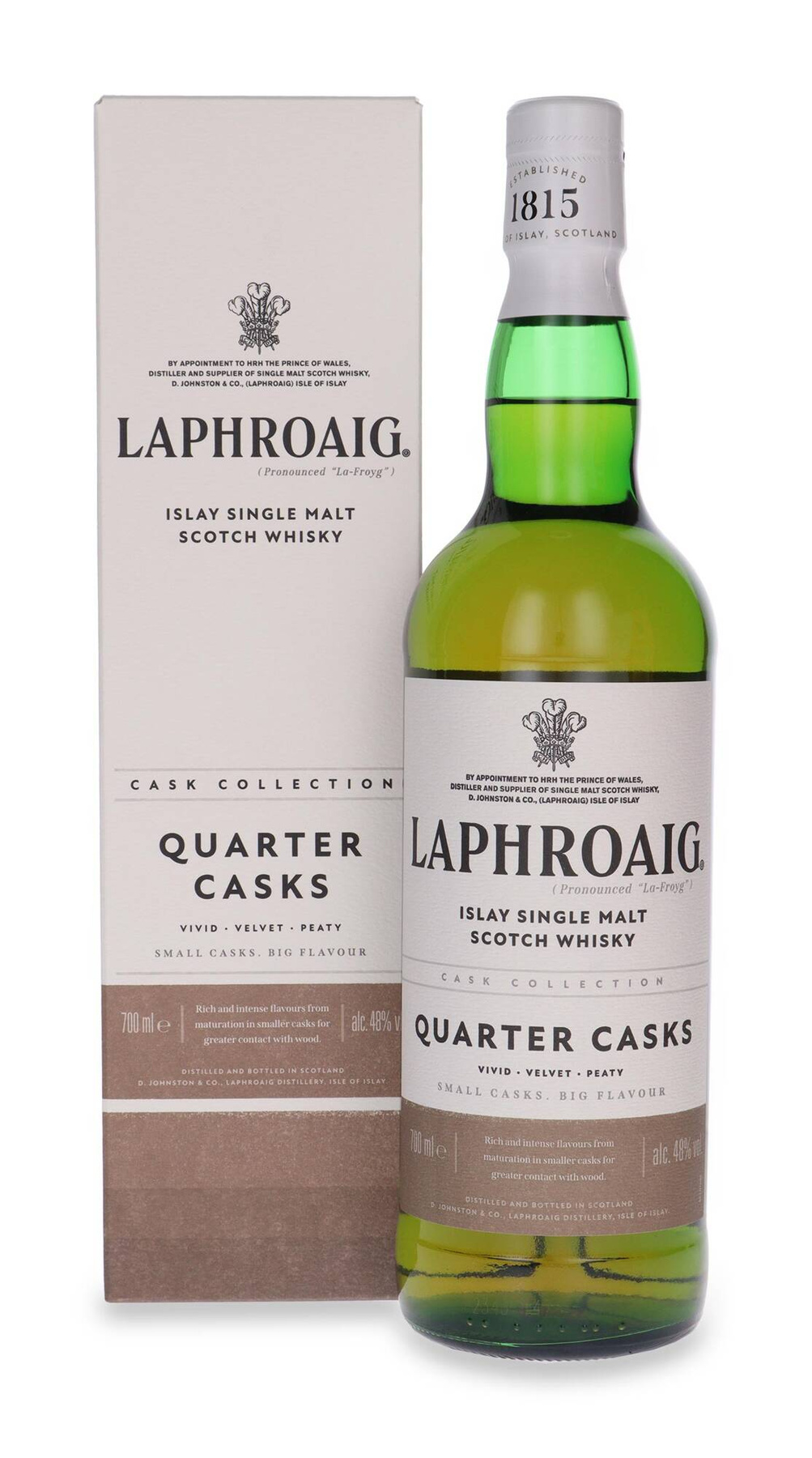 Laphroaig Quarter Cask 48% 0,7L - Islay Single Malt Whisky | Dom Whisky