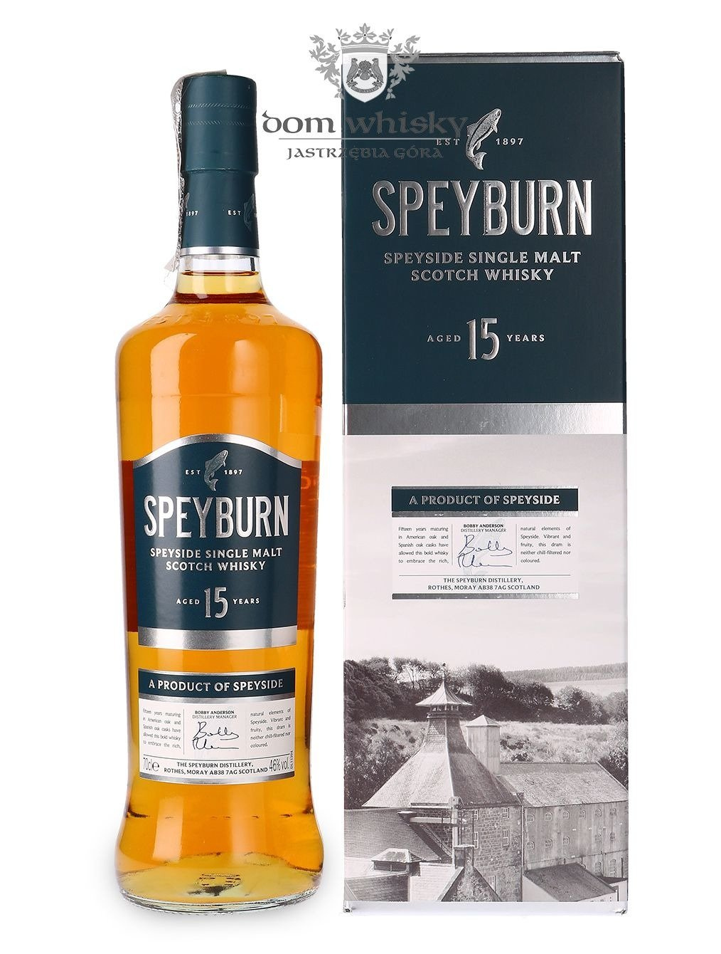 Speyburn 15 Year Old Single Malt Whisky 46% 0.7l Speyside