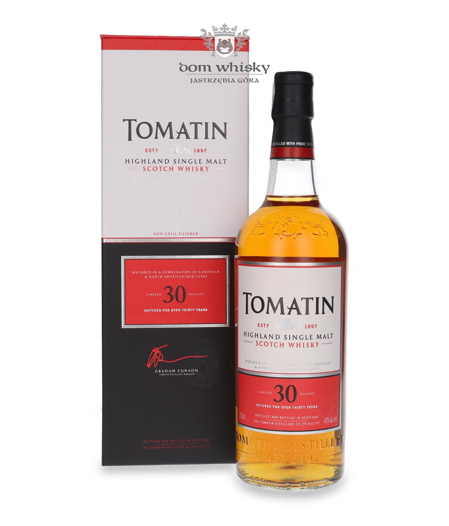 Tomatin 30 Year Old Single Malt Whisky 46% 0.75l Scotland