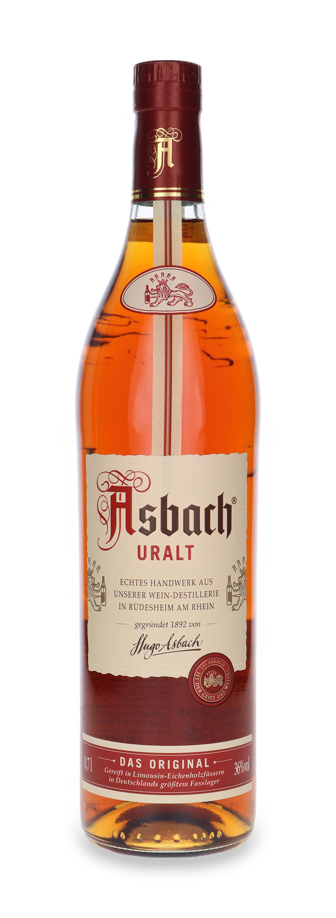 Asbach Uralt Das Original 36% 0.7l German Brandy