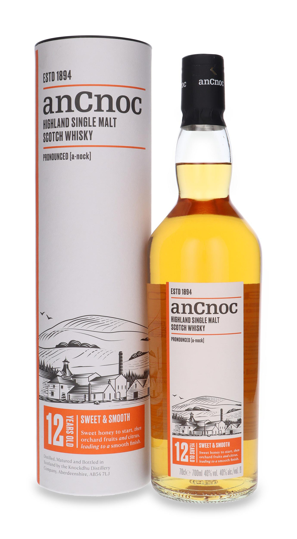 anCnoc 12 Year Old Single Malt Whisky 40% 0.7l - Scotland | House of Whisky
