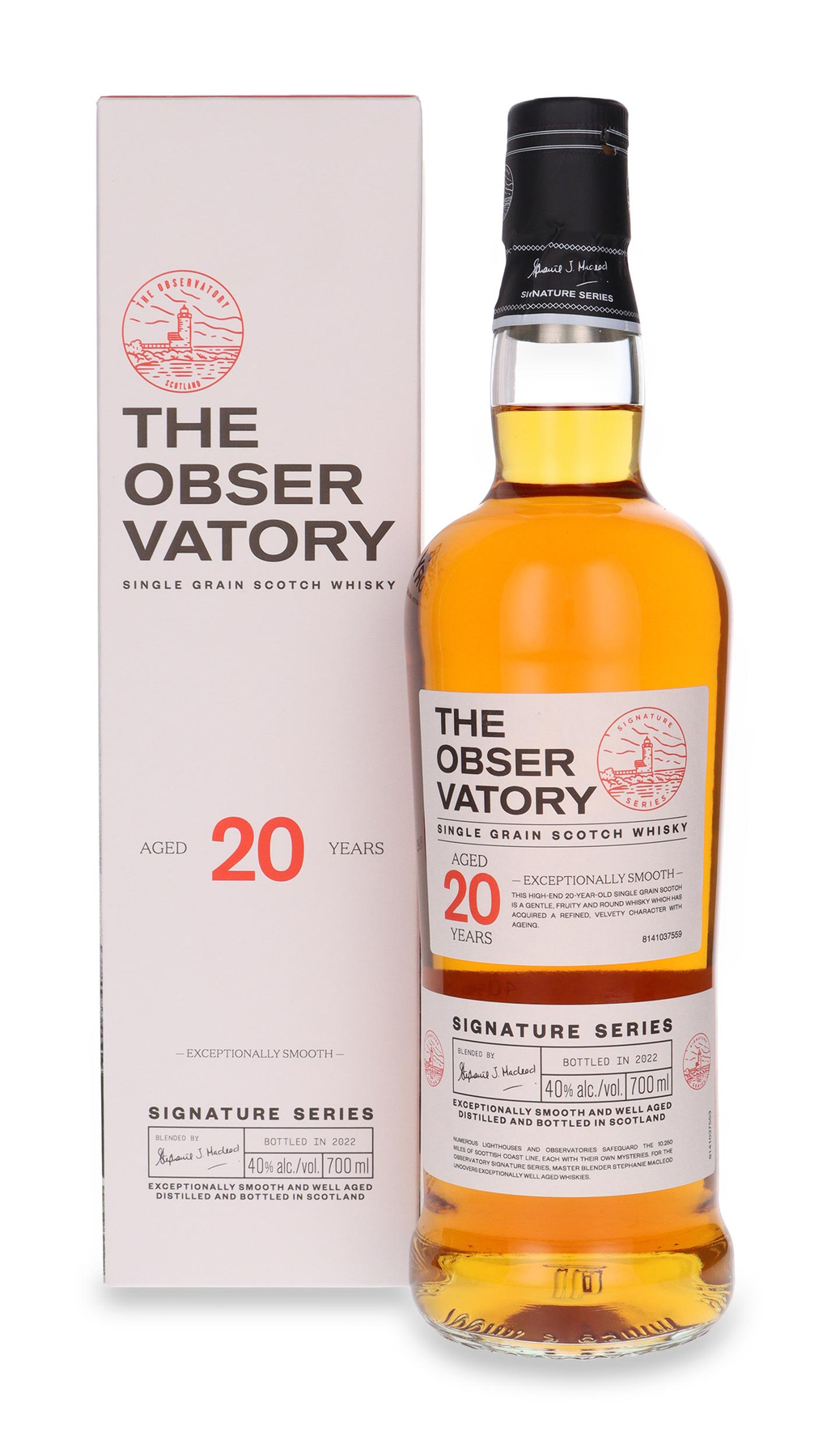 The Observatory 20 Year Old Single Grain Whisky 40% 0.7l