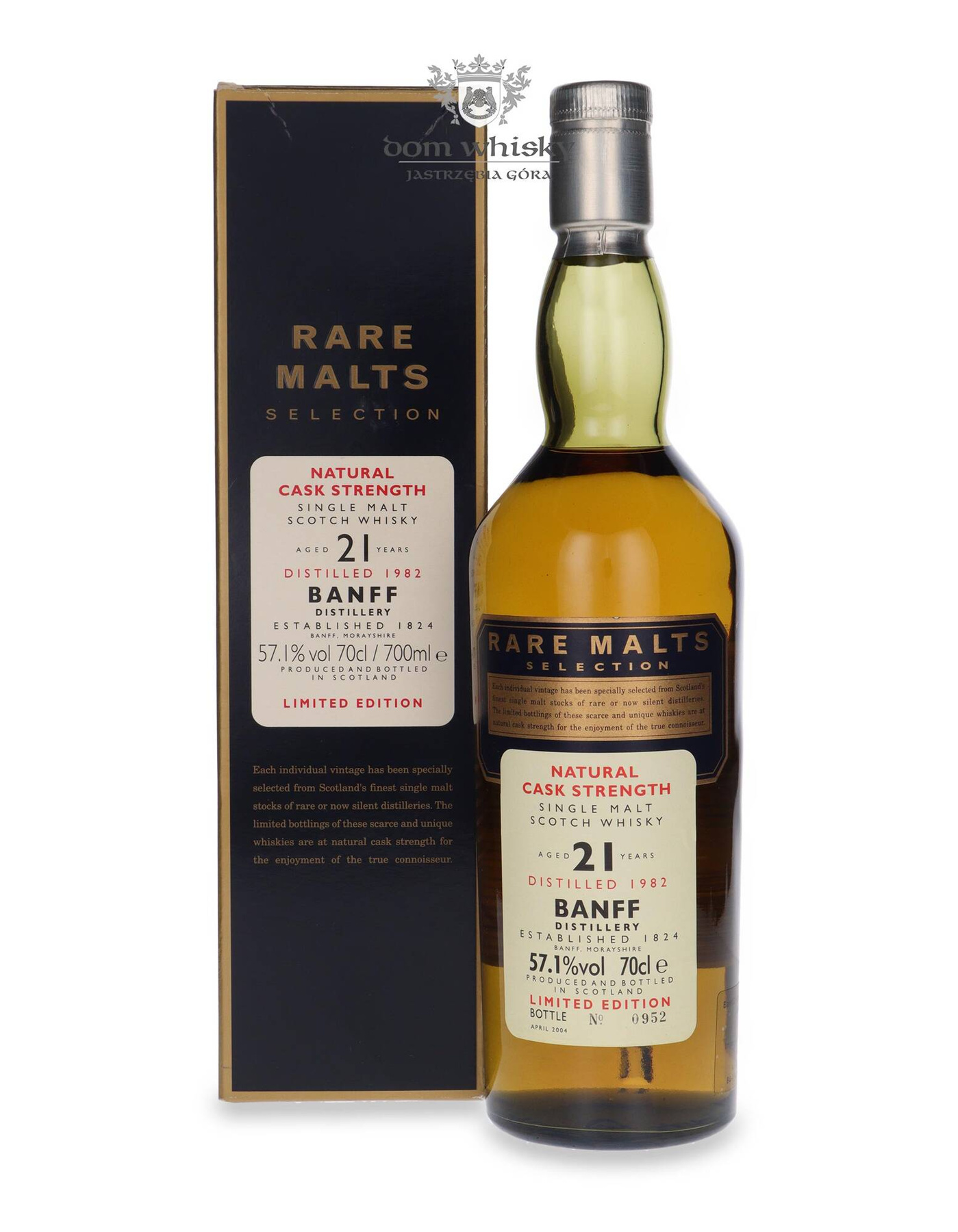 Banff 21 Year Old 1982 Rare Malts 57.1% 0.7l Single Malt Scotland
