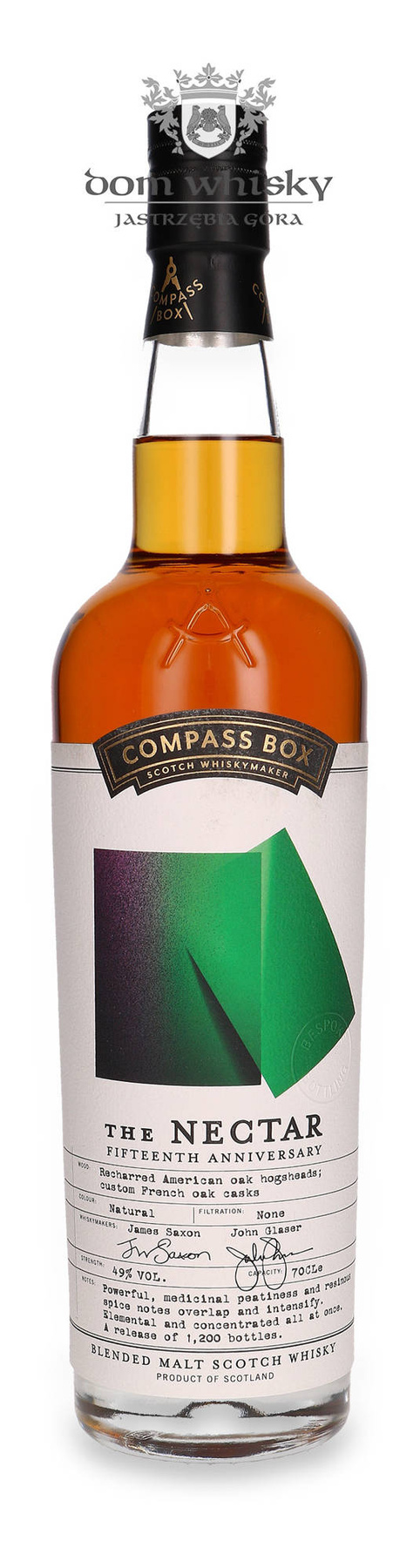 Compass Box The Nectar 15th Anniversary Blended Malt 49% 0.7l