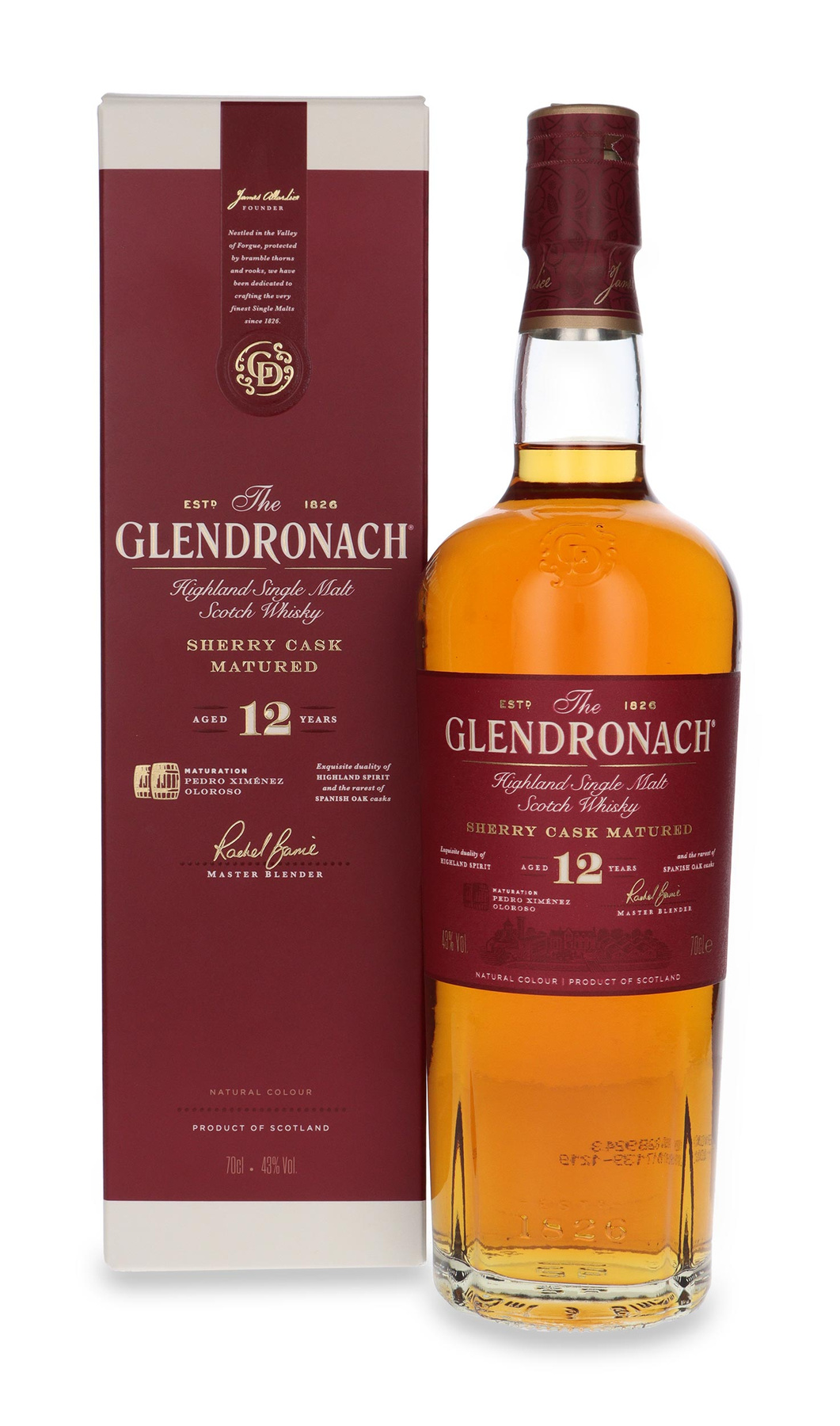 GlenDronach Sherry Cask Matured 12-letni / 43% / 0,7l NEW BOX - House ...
