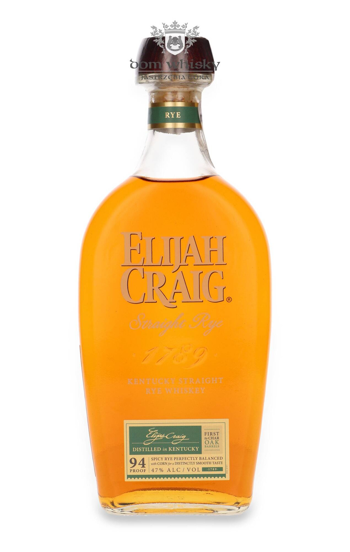 Elijah Craig Straight Rye Whiskey 47% 0,7l Bourbon USA