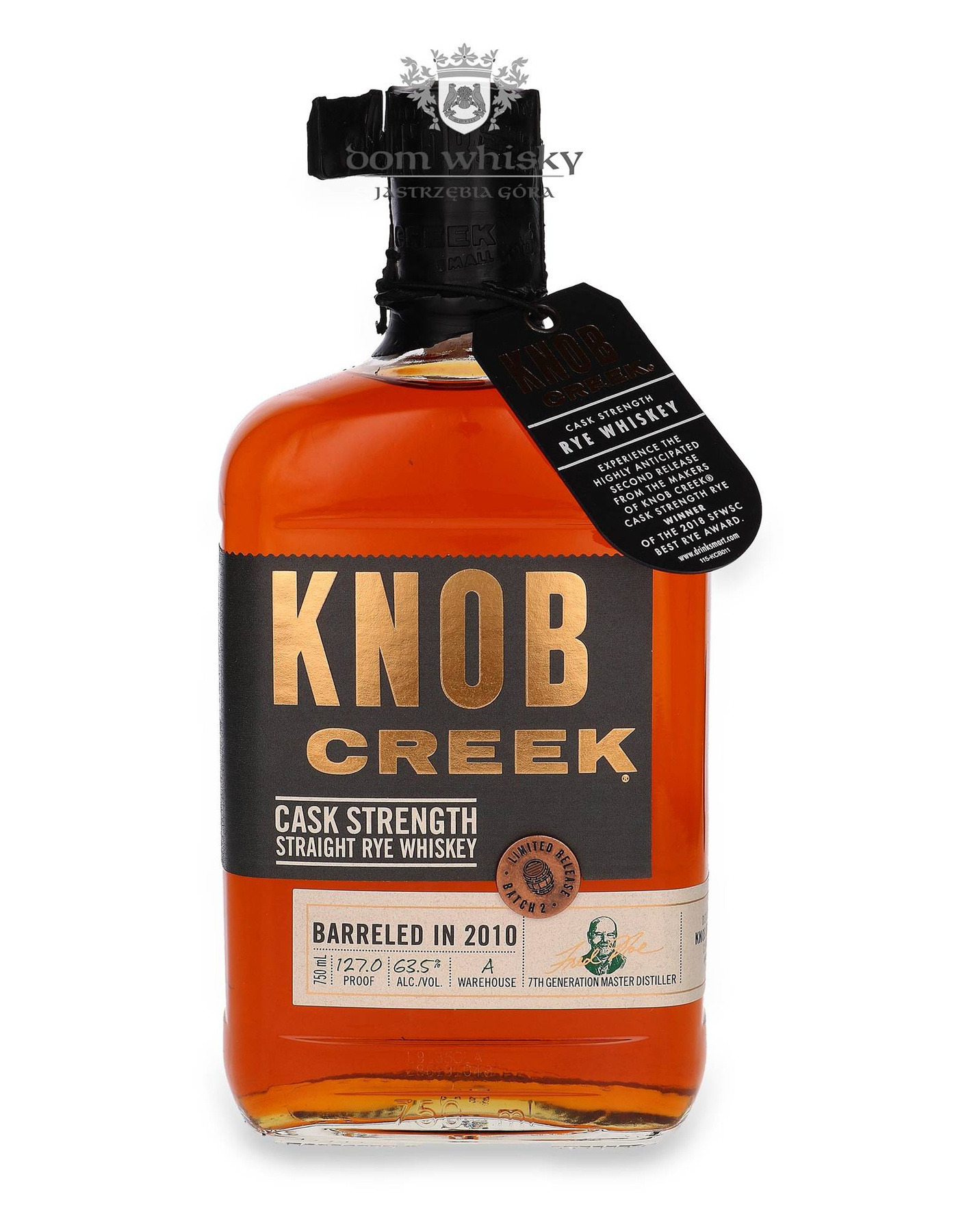 Knob Creek Cask Strength Rye Whiskey 63,5% 0,75l USA