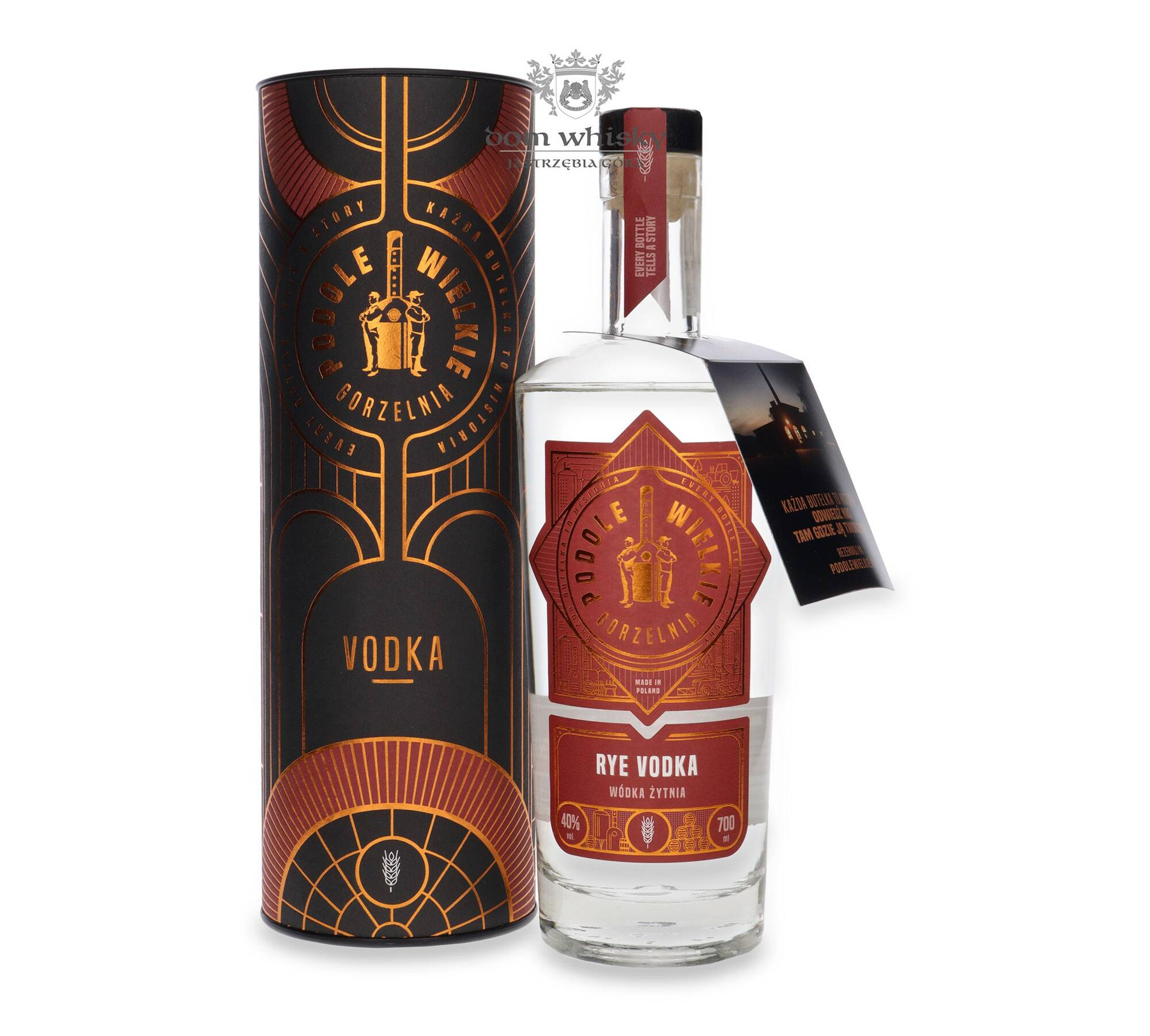 Wódka Podole Wielkie Żytnia 40% 0,7l Tuba