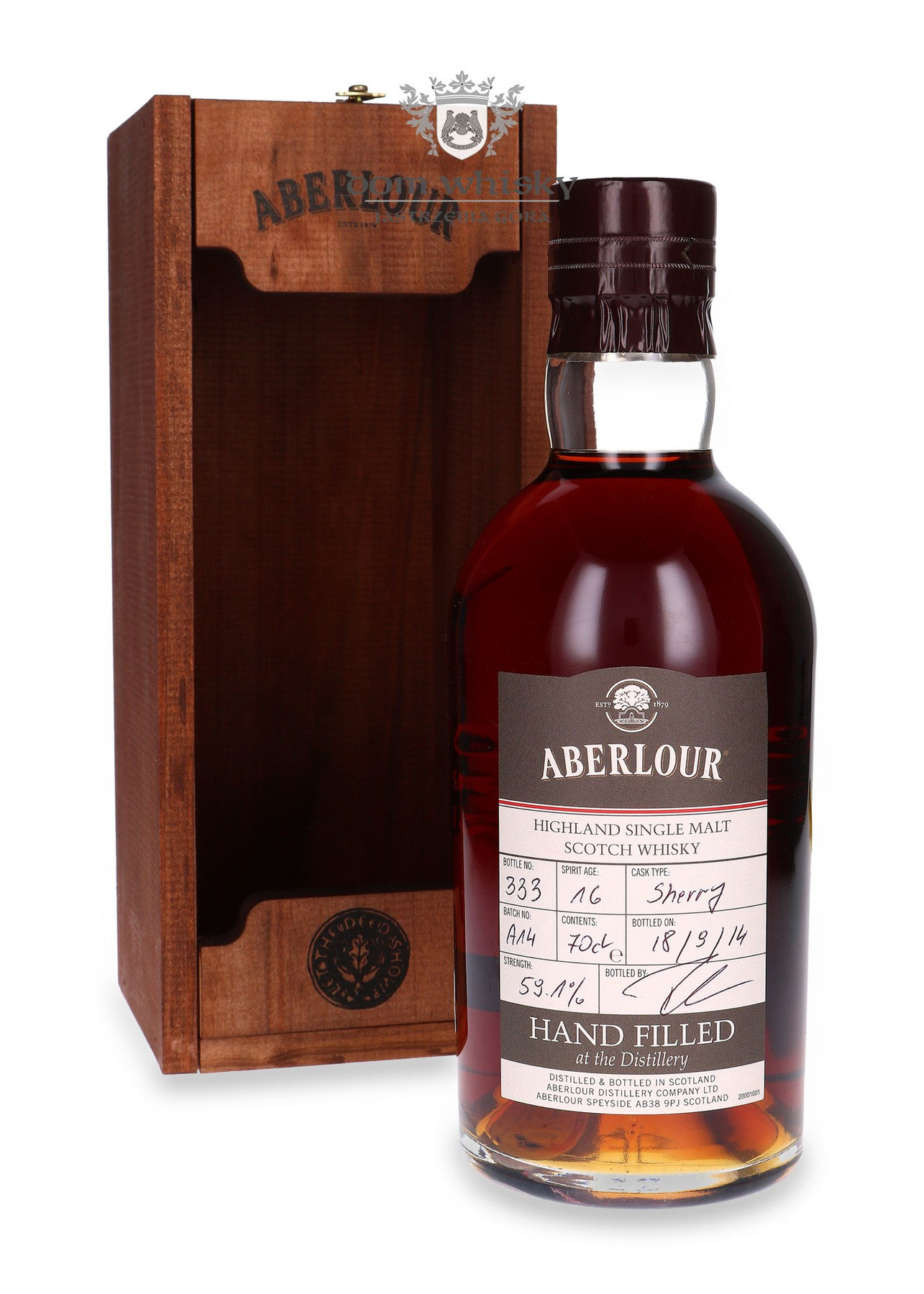 Aberlour 16-letni Batch A14 Hand Filled at the Distillery / 59,1%/ 0,7l ...