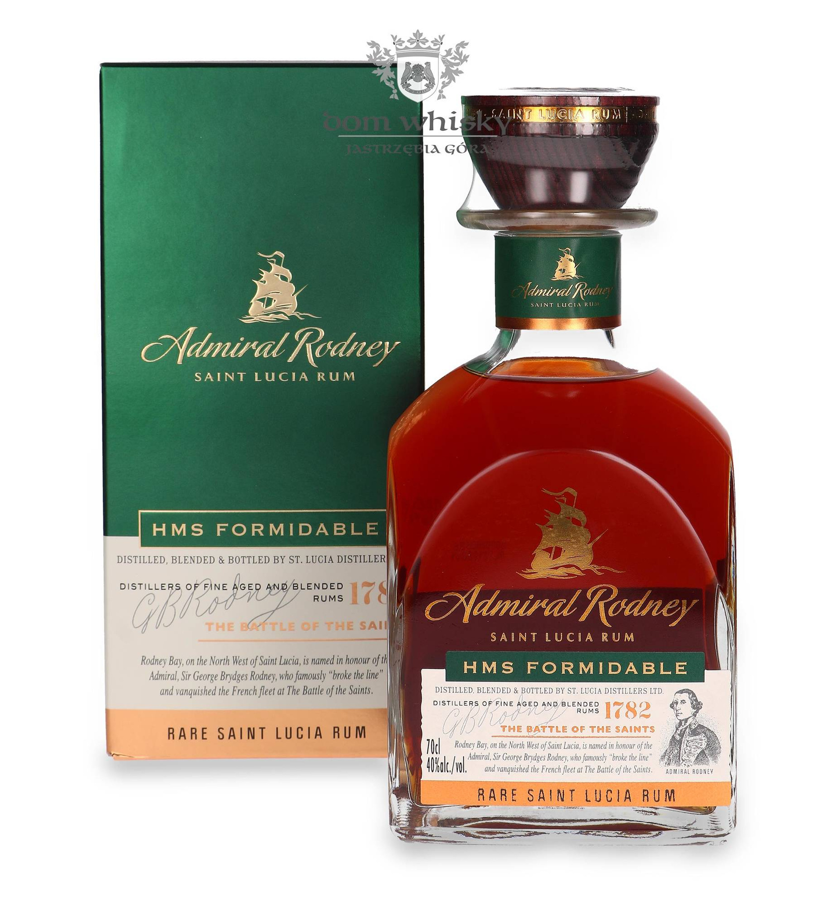 Admiral Rodney HMS Formidable St. Lucia Rum / 40% / 0,7l | Dom Whisky