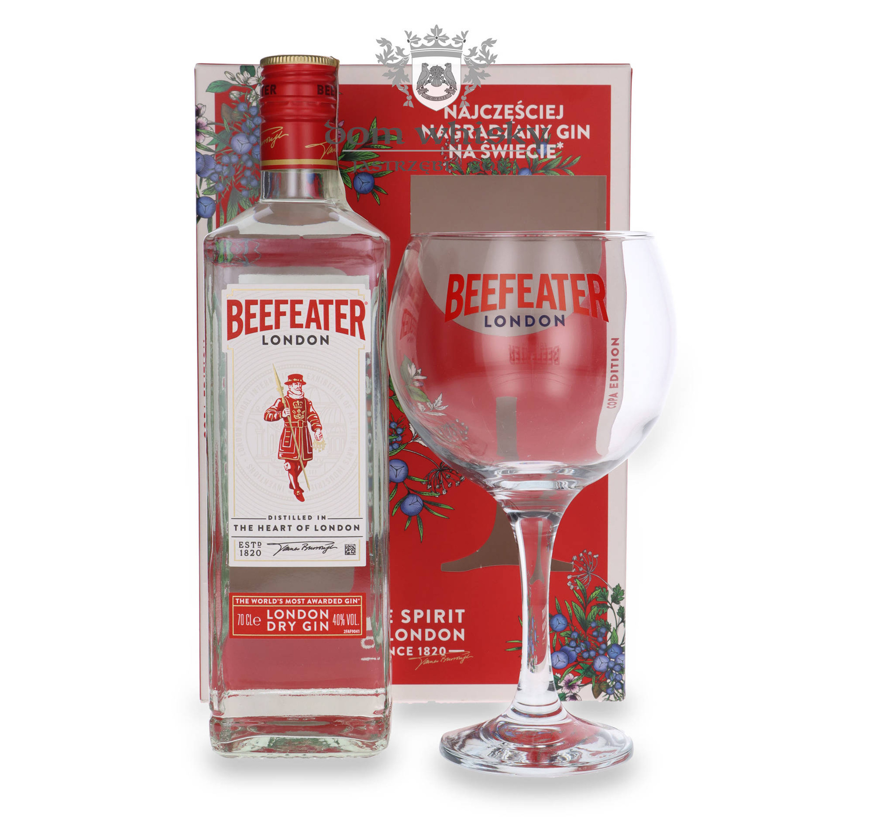 Beefeater London Gin + Copa Glass / 40% / 0,7l | Dom Whisky