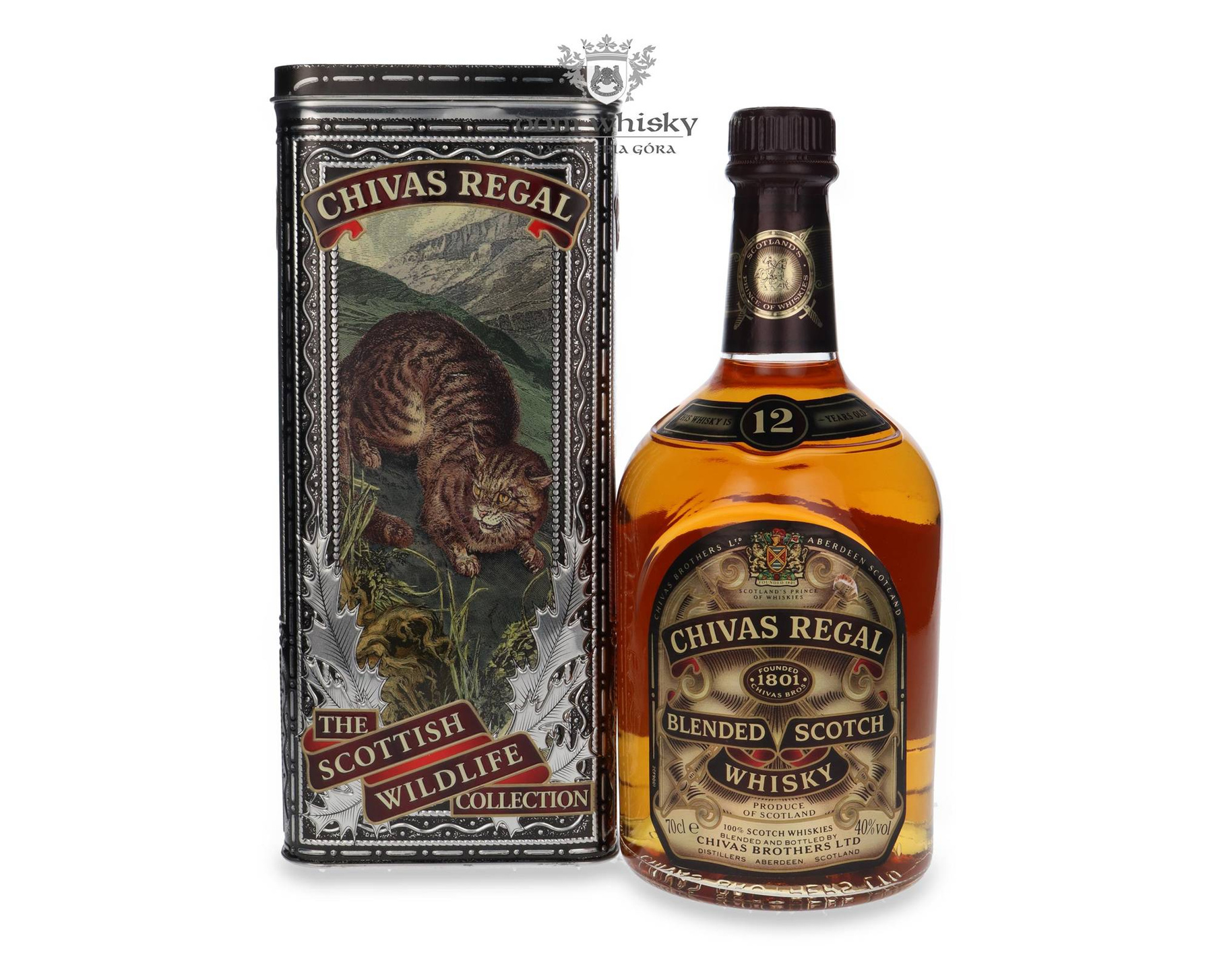 Chivas Regal 12-letni The Scottish Wildlife Collection, Wildcat /40%/ 0 ...