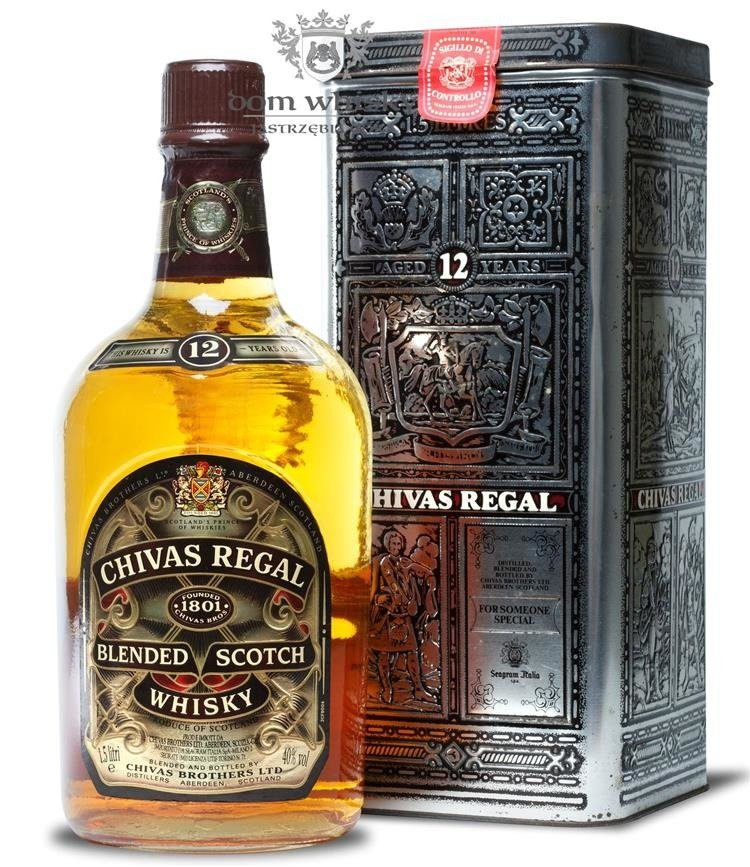Chivas Regal 12-letni / Tin Box / 40% / 1,5l | Dom Whisky