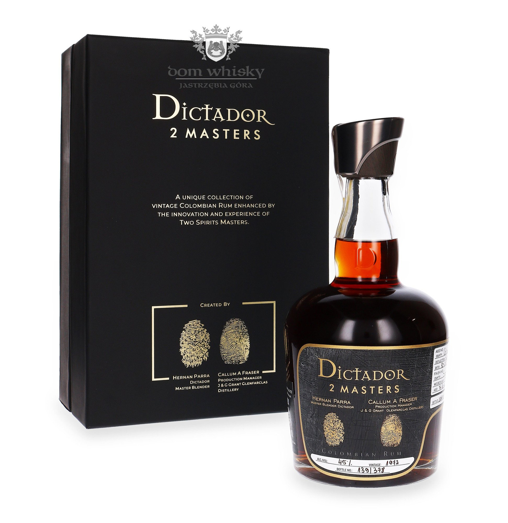 Dictador 2 Masters Glenfarclas 1972 Rum 45-letni / 45% / 0,7l | Dom Whisky