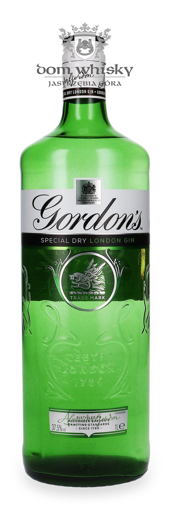Gordon's Green Label Dry London Gin / 37,5% / 1,0l | Dom Whisky