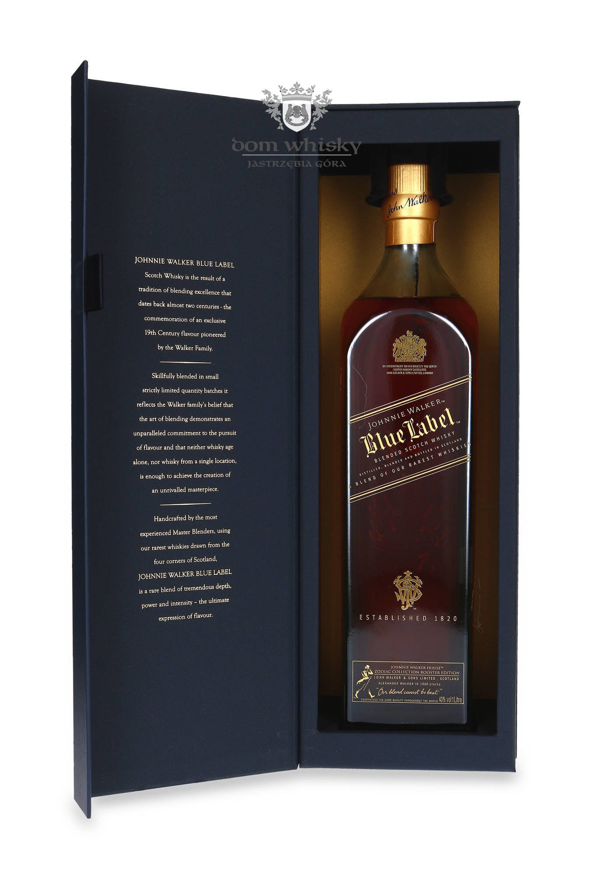 Johnnie Walker Blue Label Zodiac Collection Rooster / 40% / 1,0l | Dom ...