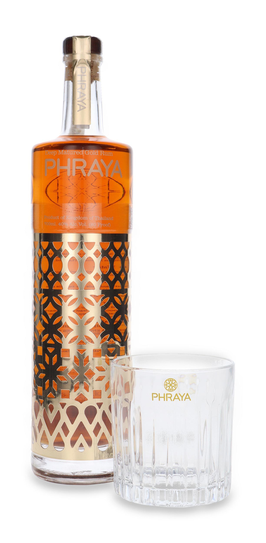 Phraya Gold Rum (Tajlandia) / 40% / 0,7l + szklanka w prezencie | Dom ...