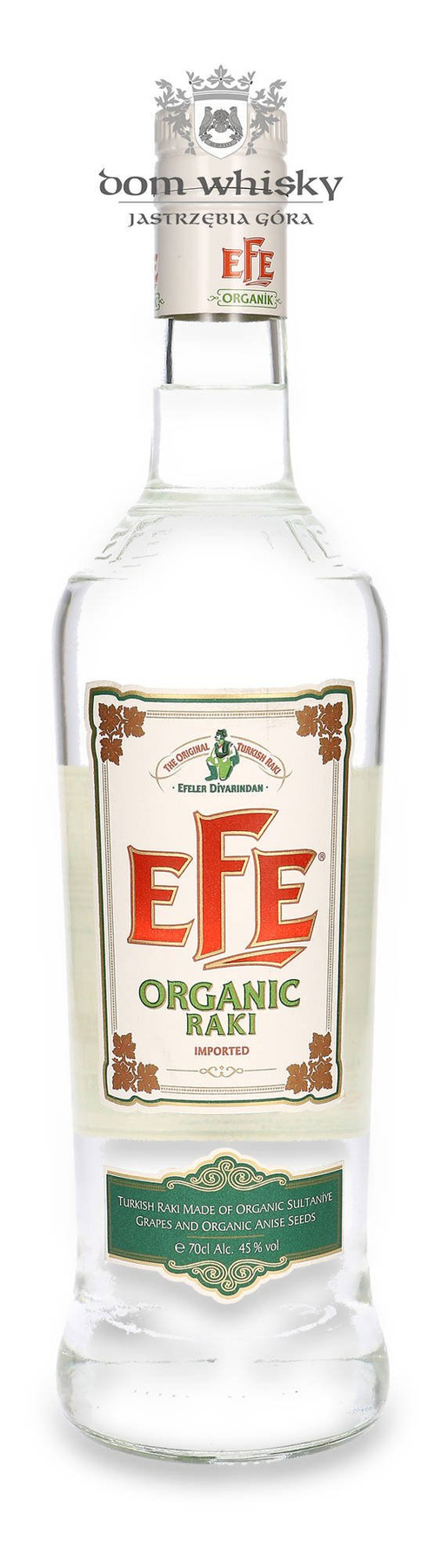 Raki Efe Organic (Turcja) / 45% / 0,7l | Dom Whisky
