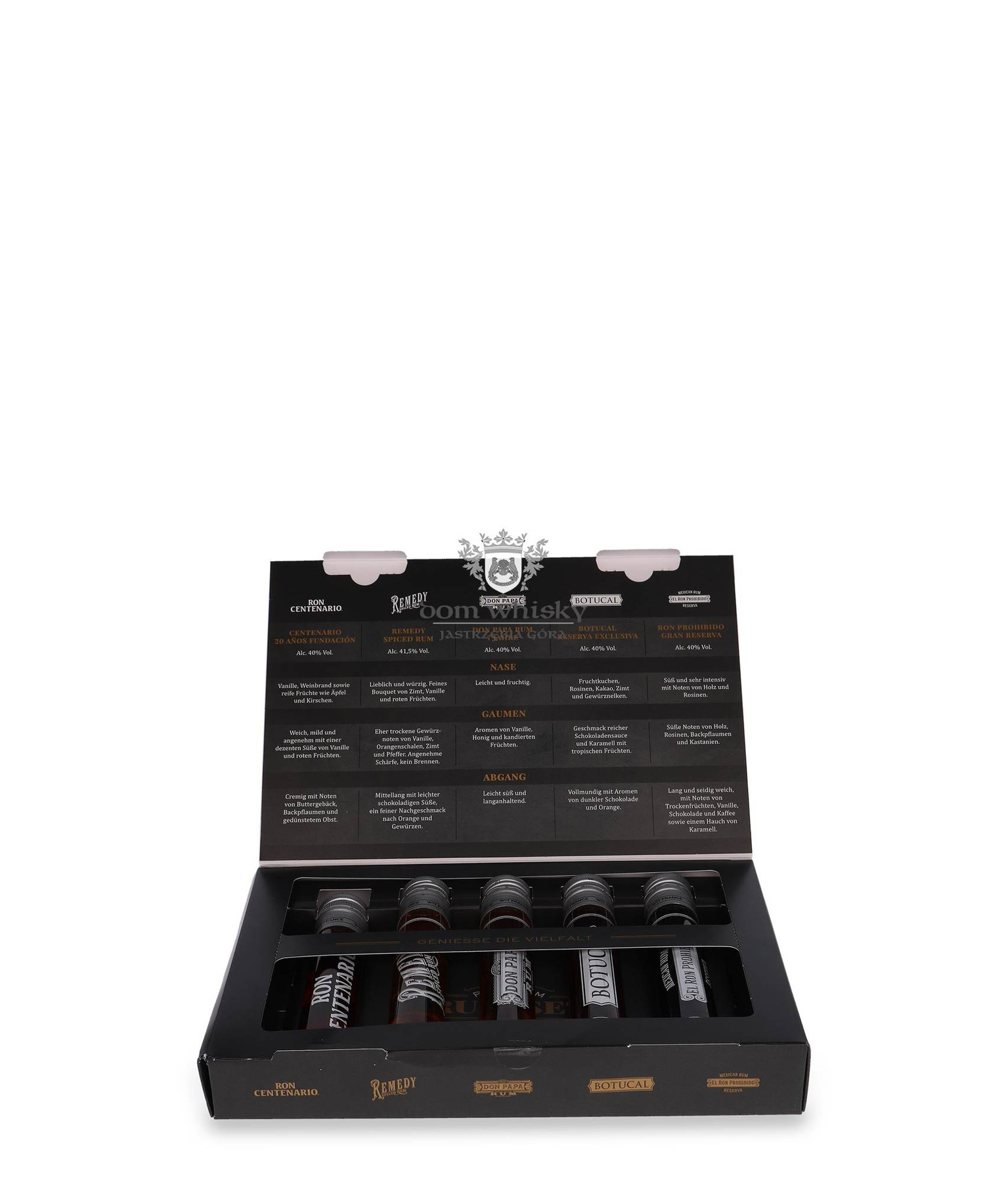 Ron Premium Tasting Set / 40,3% / 5x 0,05l | Dom Whisky