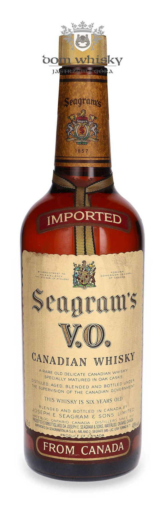 Seagram's VO Canadian 1978 / 40% / 0,75l | Dom Whisky