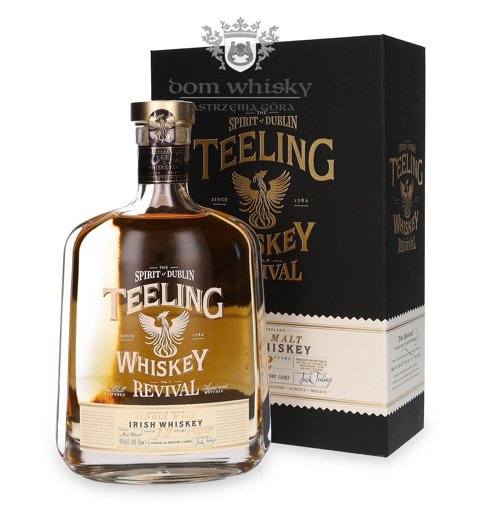 Teeling The Revival Vol. V, 12-letni Cognac & Brandy Casks/ 46%/ 0,7l ...
