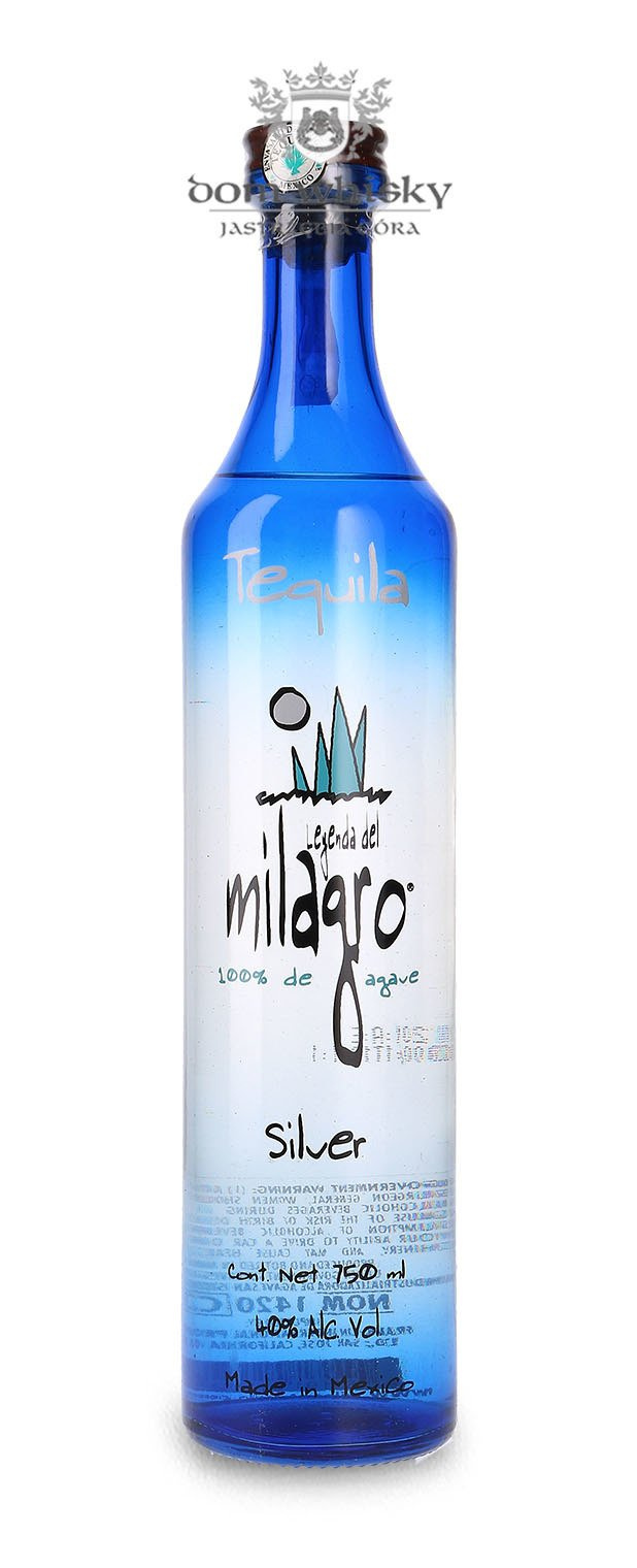 Tequila Milagro Silver 100% Agave / 40% / 0,75l | Dom Whisky