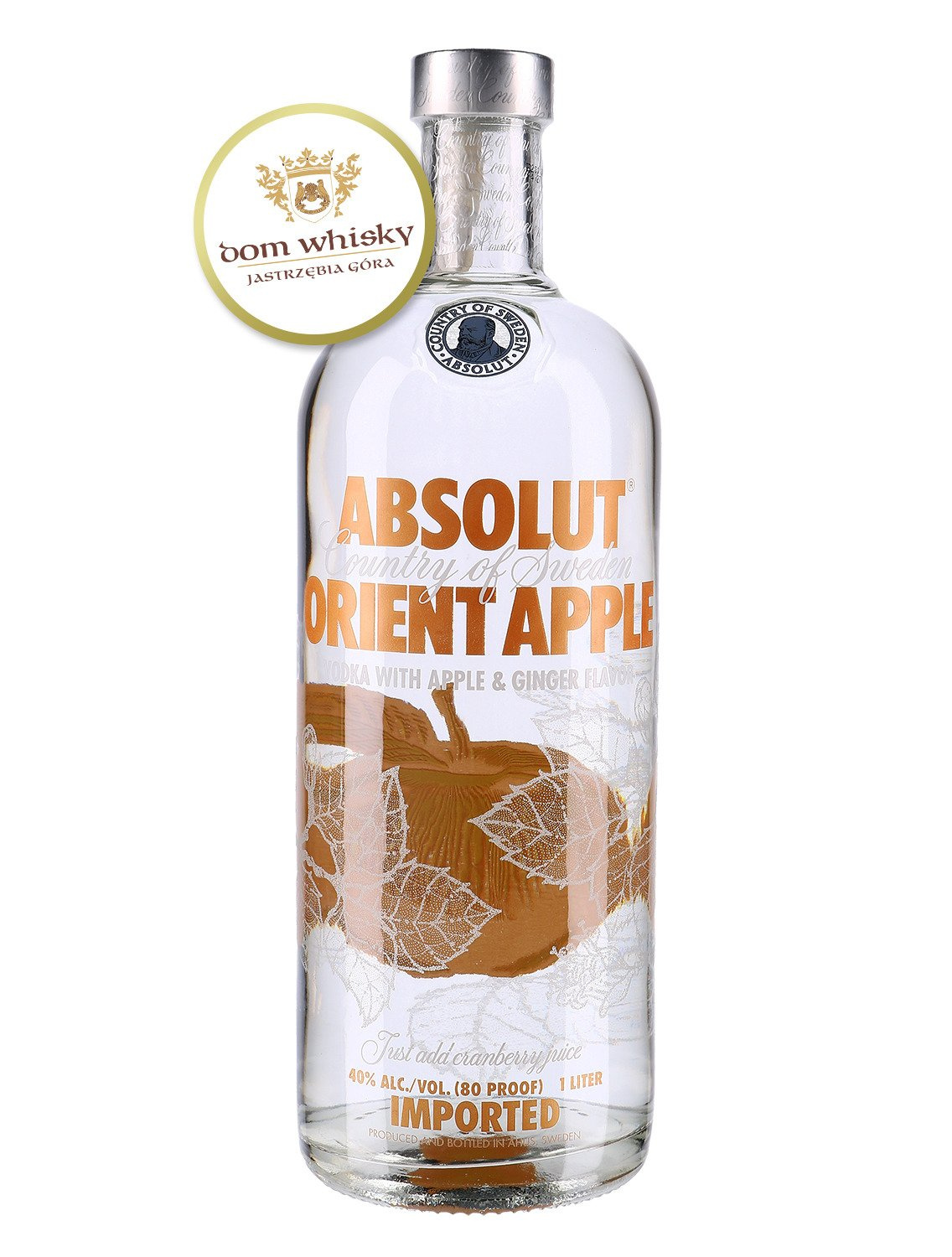 Wódka Absolut Oriental Apple / 40% / 1,0l | Dom Whisky